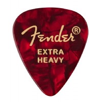 Fender 351 Premium Celluloid Picks Red Moto Extra Heavy - 1 Adet Fiyatı