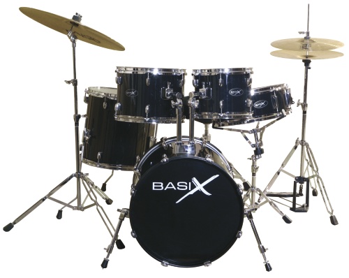 Basix Oxygen Set 3 Drum Set BK - Siyah Akustik Davul Seti Fiyatı