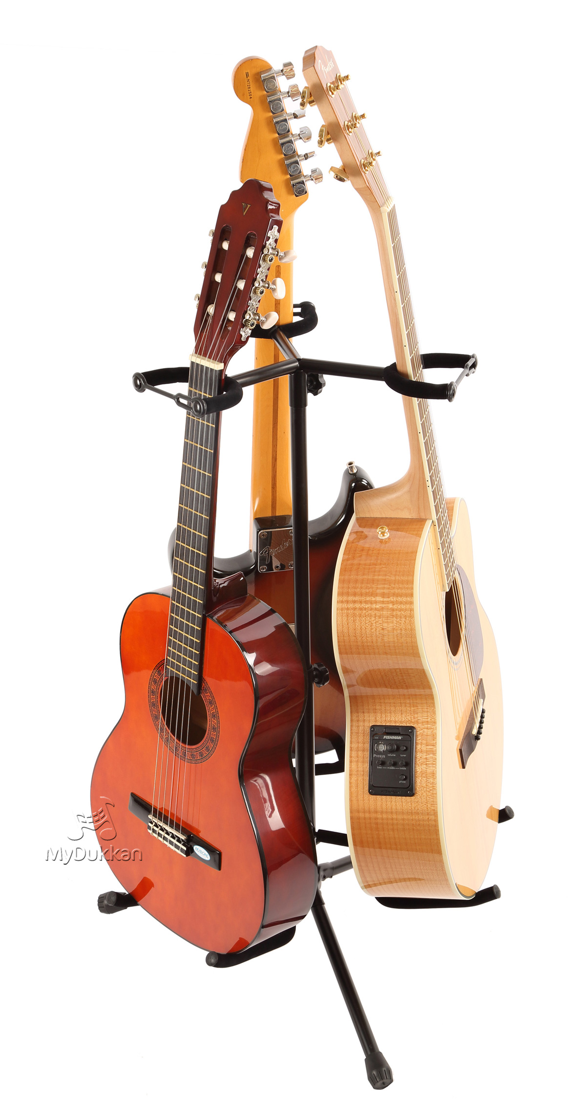 Valencia GS400/3 Triple Guitar Stand 3'lü Gitar Sehpası Fiyatı